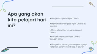 Ayat-Ayat Gharib dalam Alquran beserta contoh dan lafadznya | PDF