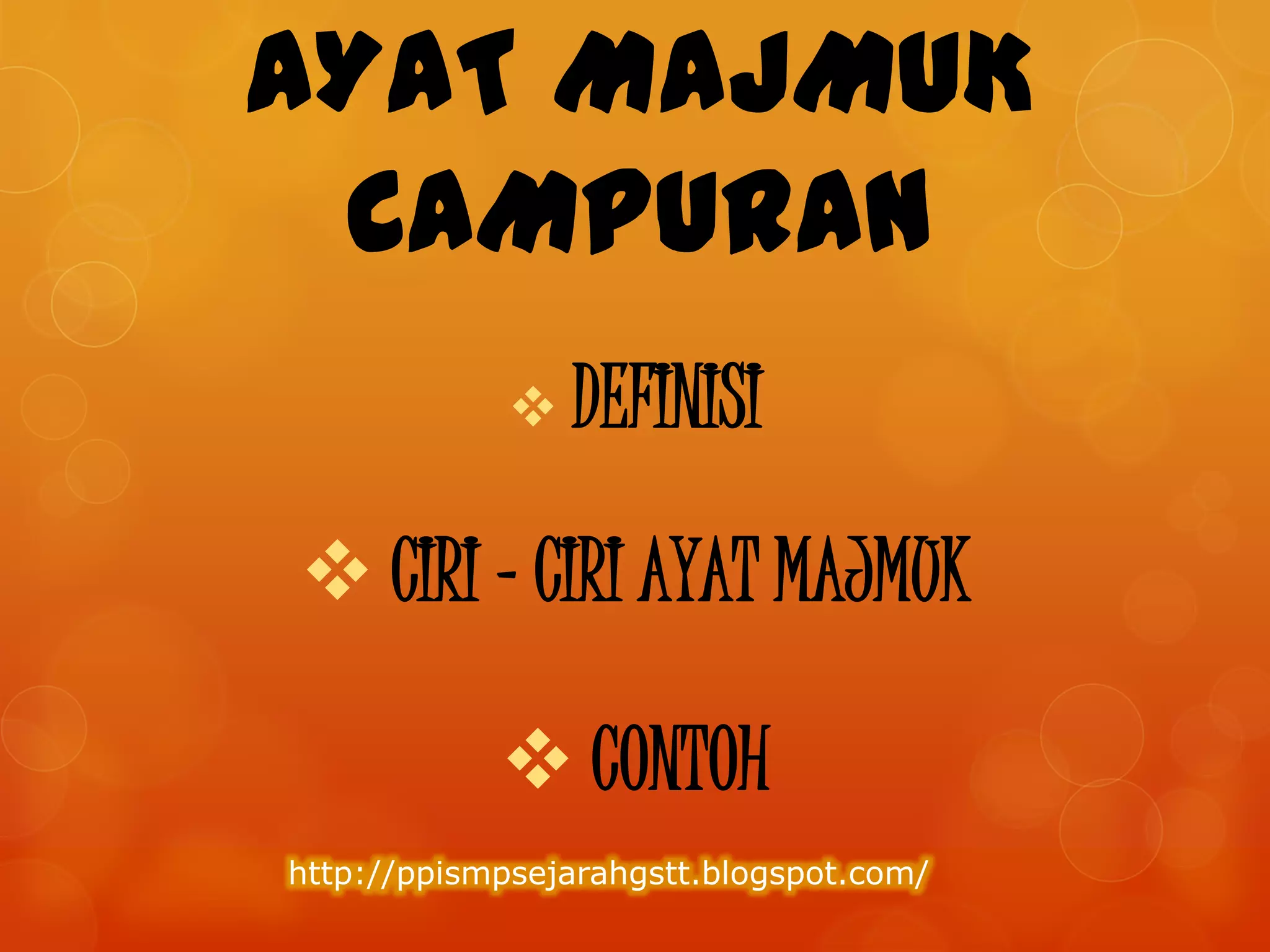 Ayat majmuk campuran i | PPSX