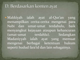 Ayat Makiyyah dan Madaniyyah Dalam Arus Hijrah.pptx