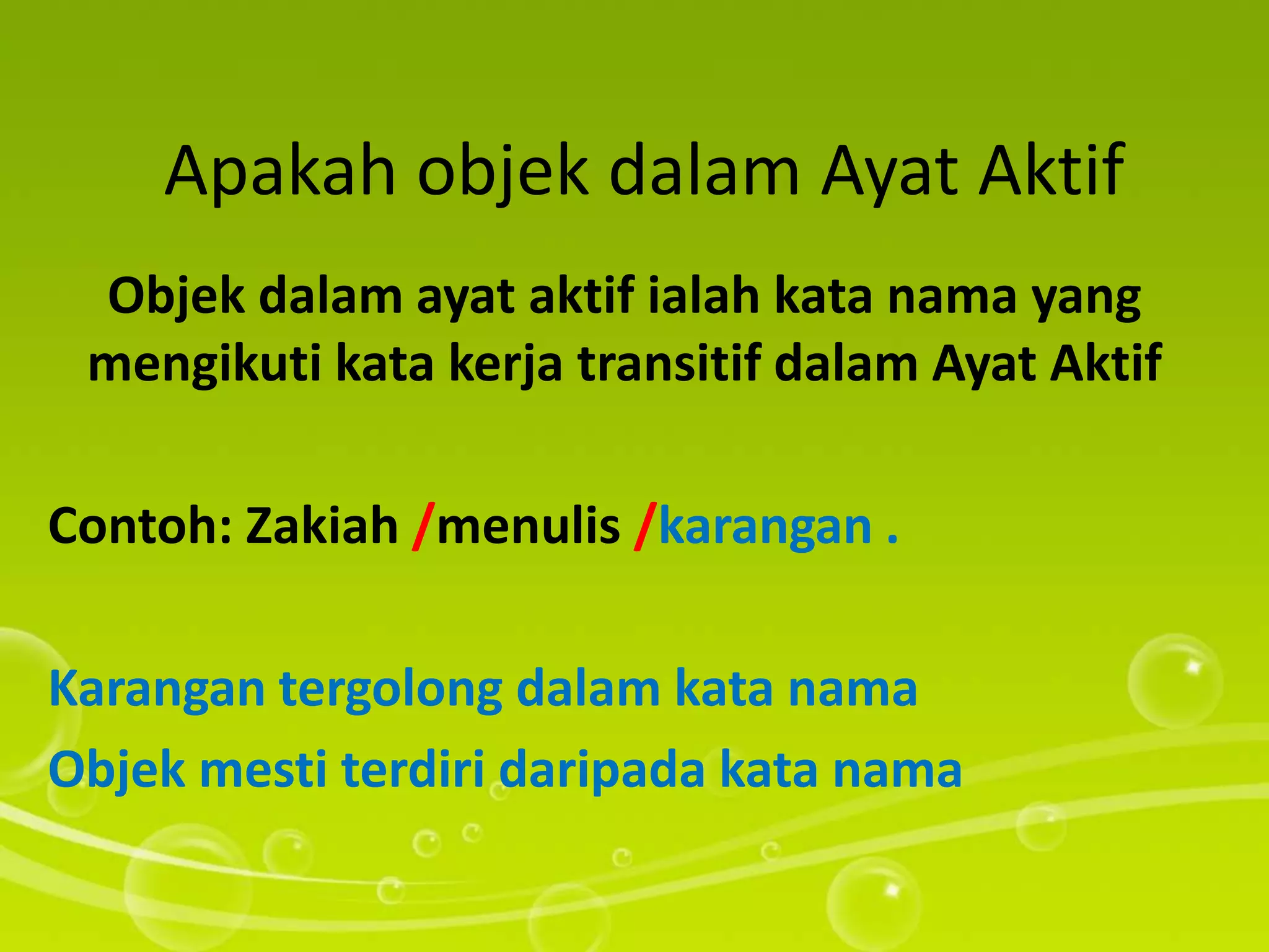 AYAT PASIF SONGSANG | PPTX