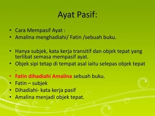 AYAT PASIF SONGSANG | PPTX