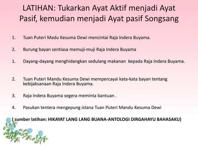 AYAT PASIF SONGSANG | PPTX