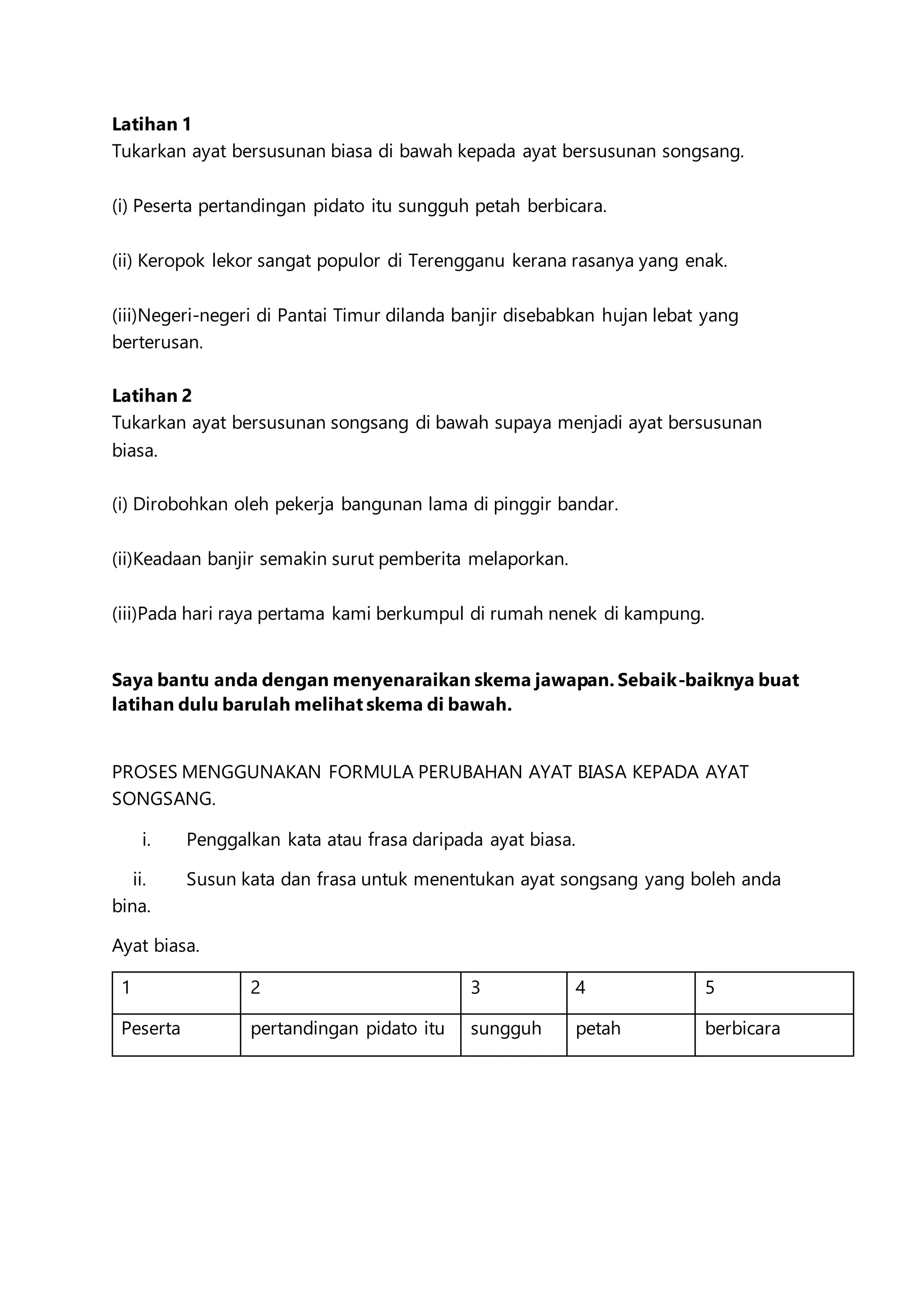 Ayat songsang 2 | PDF