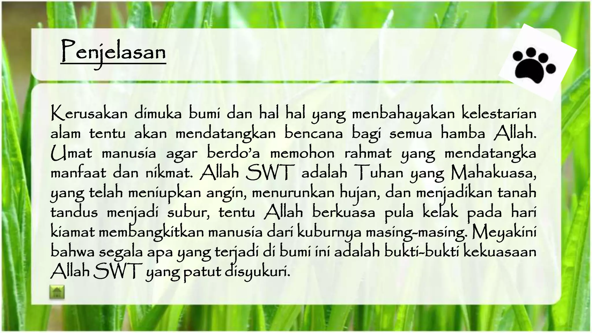 Ayat tentang kerusakan bumi | PPTX