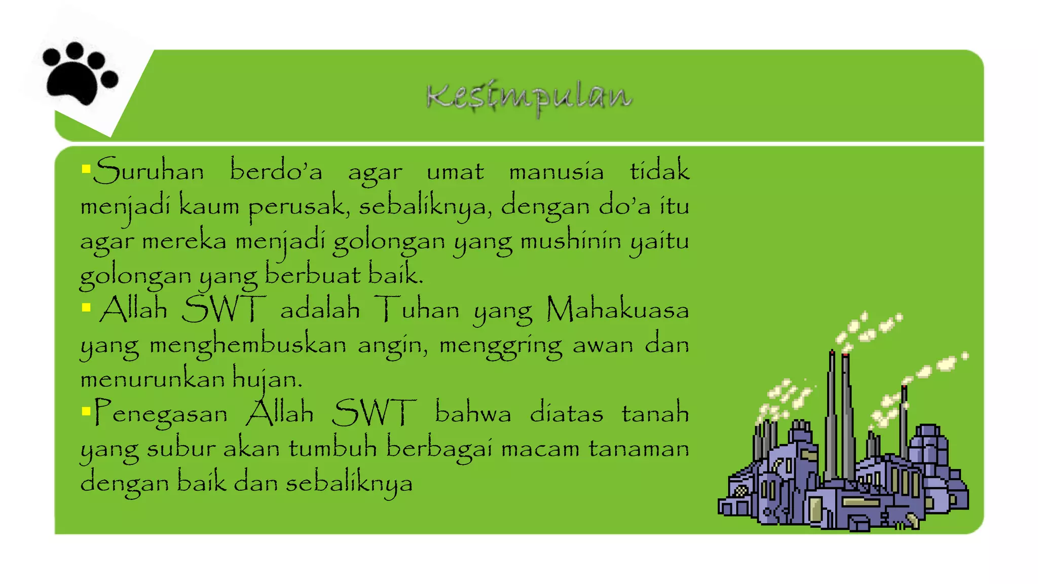 Ayat tentang kerusakan bumi | PPTX