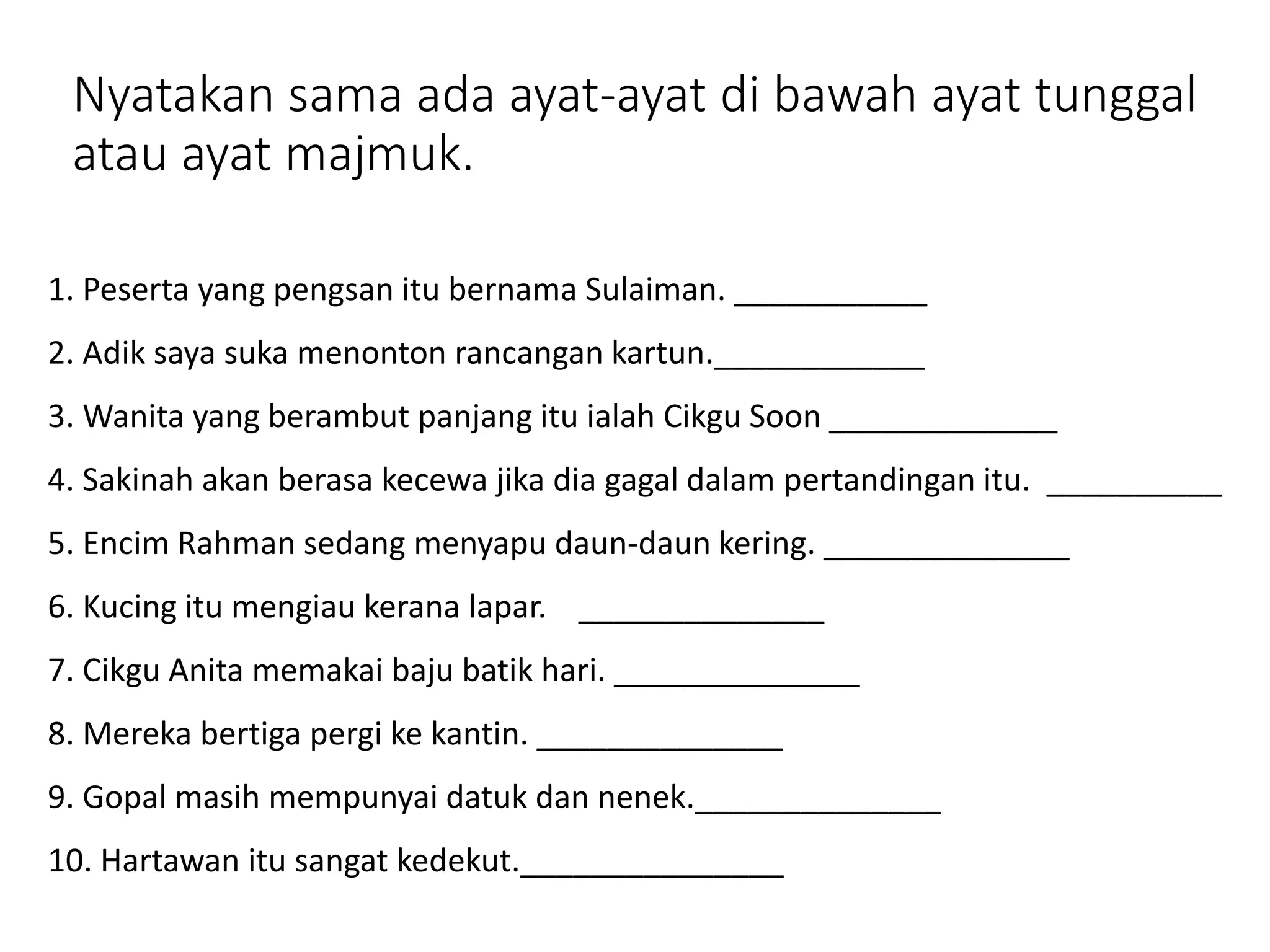Ayat tunggal dan ayat majmuk.pptx