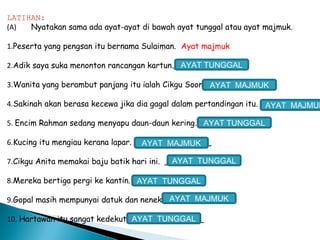 Ayat yang betul | PPT