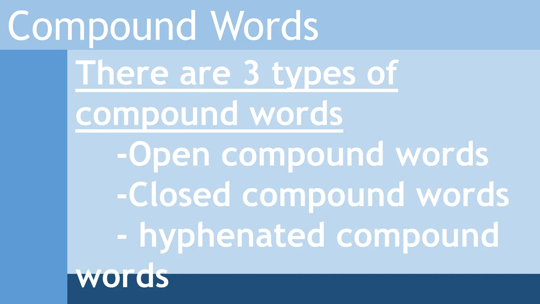 Compound words | PPTX