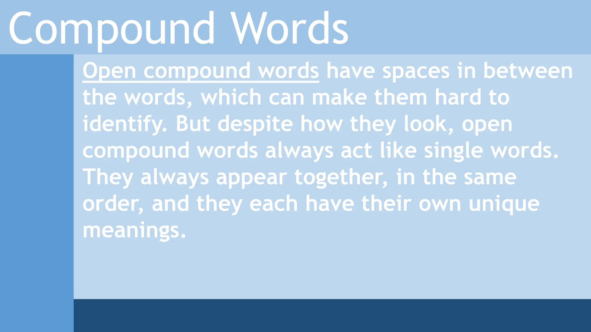 Compound words | PPTX
