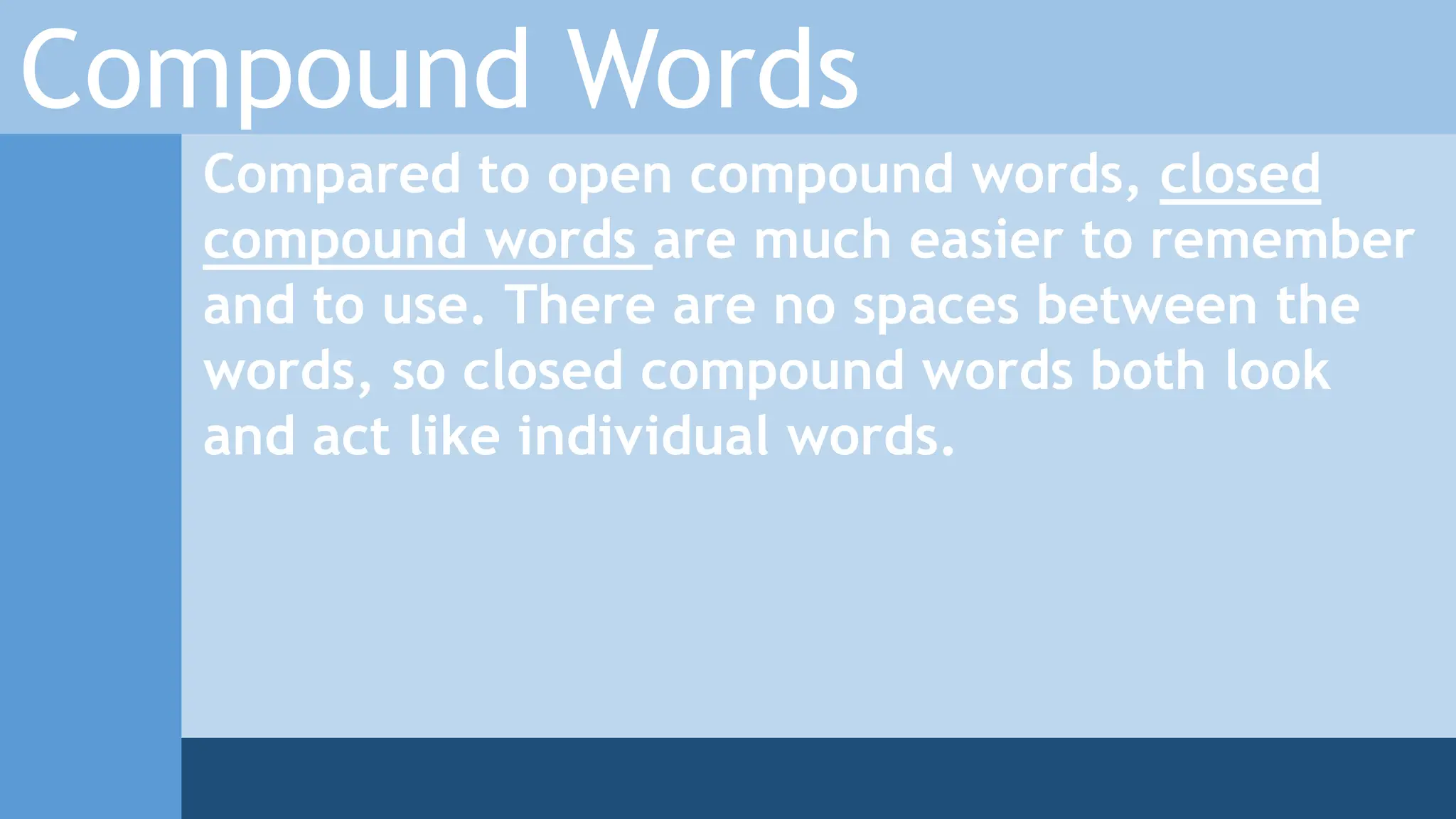 Compound words | PPTX