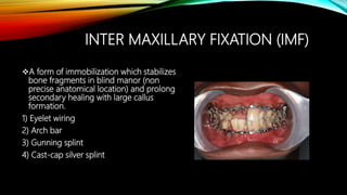 Mandibular fracture and its Management | PPTX