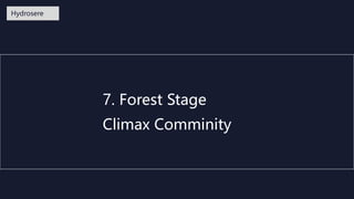 Succession(Hydrocere,lithocere,psammosere and heterotrophic succession ...