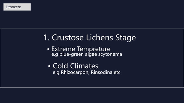 Succession(Hydrocere,lithocere,psammosere and heterotrophic succession ...