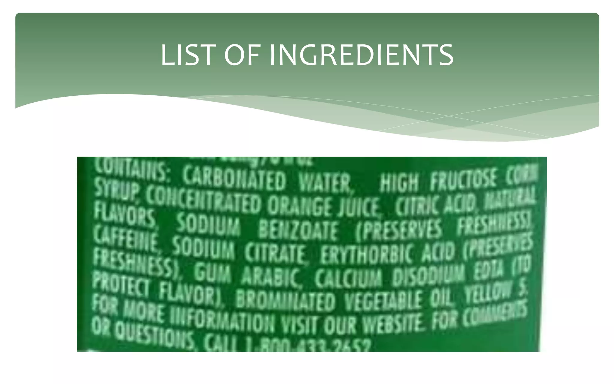 Beverage Labelling | PPTX