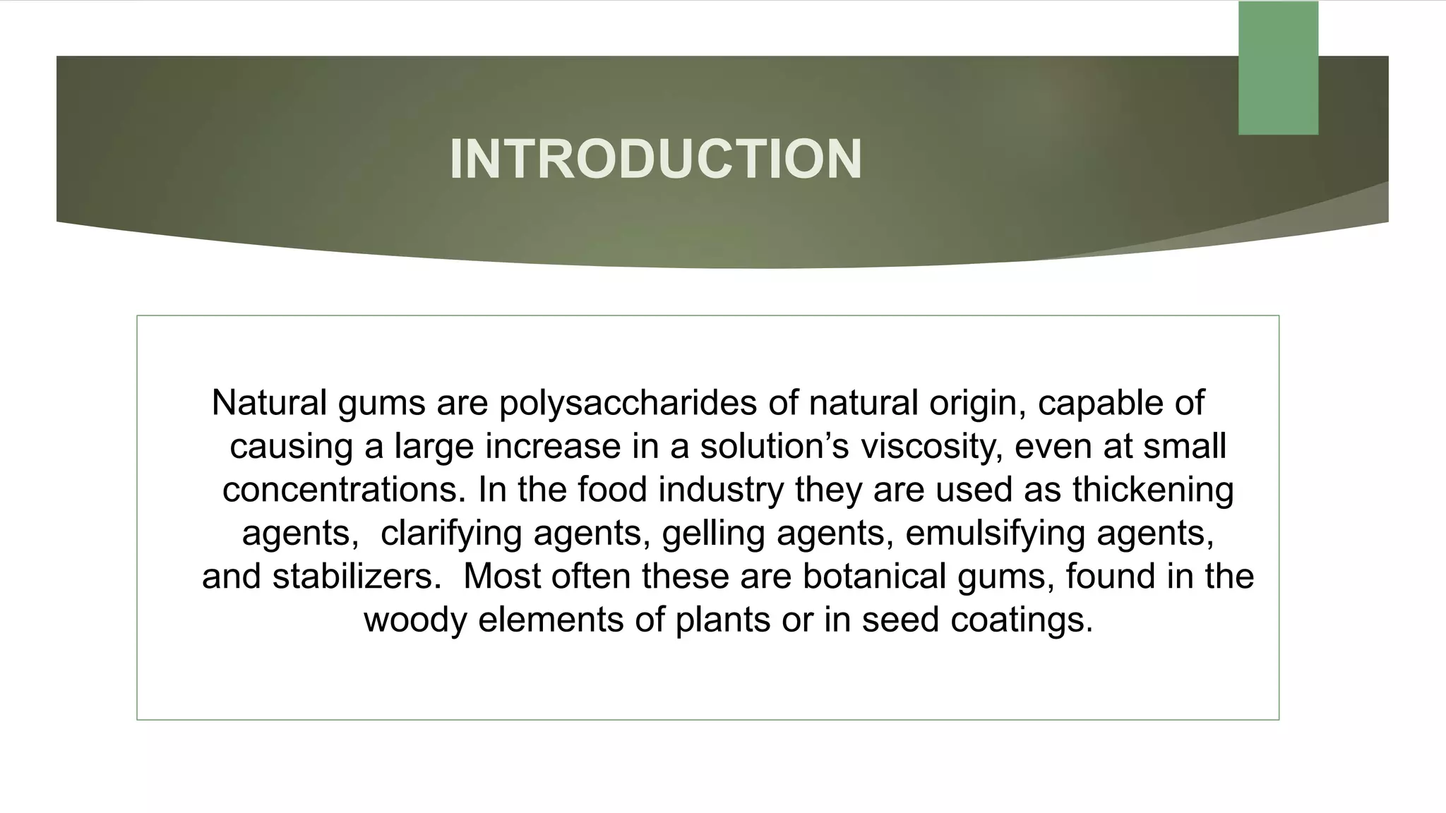 Food Gums | PPTX