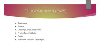 Application of food Gums | PPTX