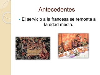 servicio frances | PPTX