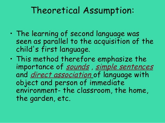 Direct Method Language Teaching