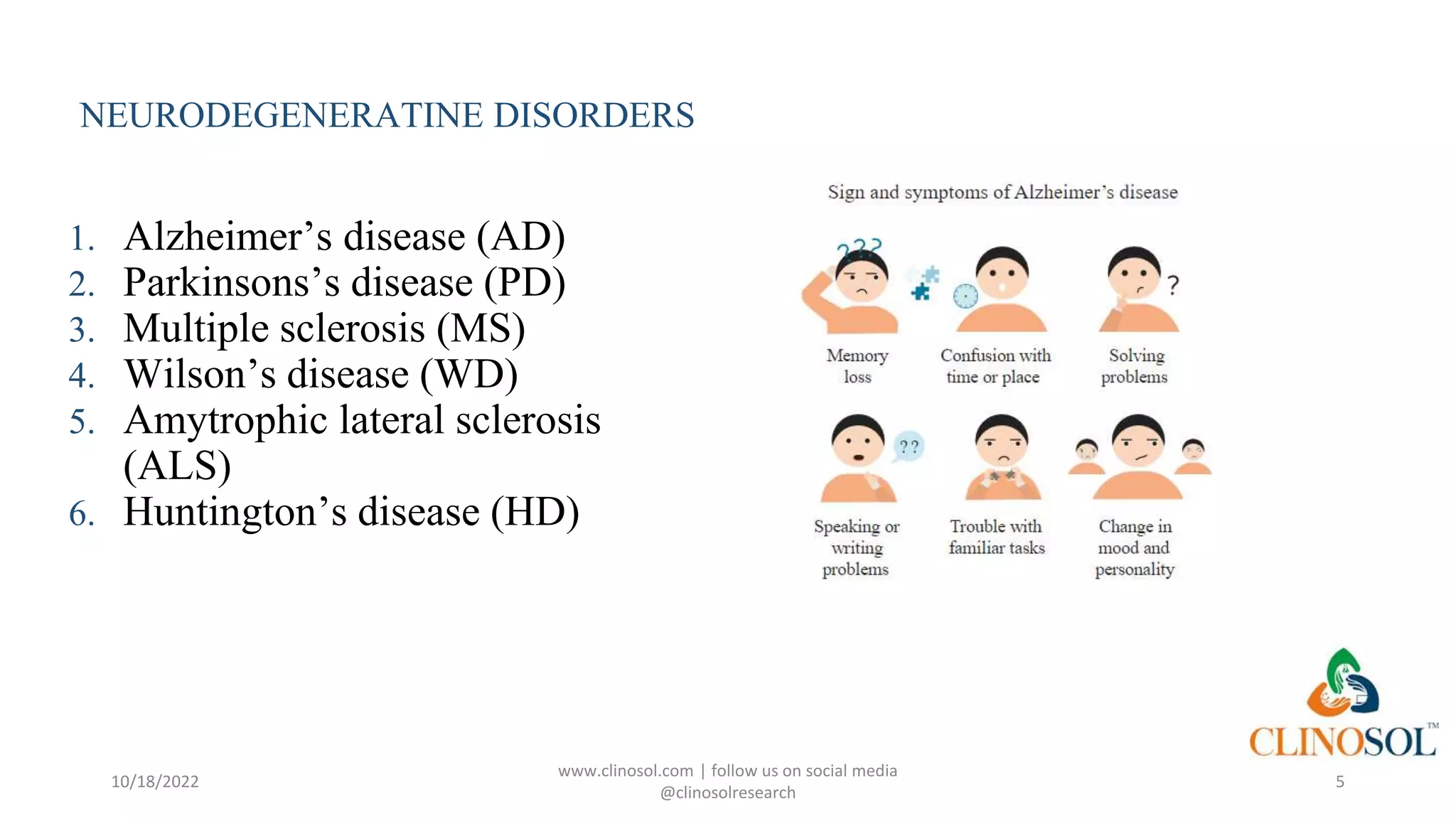 Advancements in Neurodegenerative Disease Research | PPTX