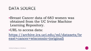 Predict Breast Cancer using Deep Learning | PPTX