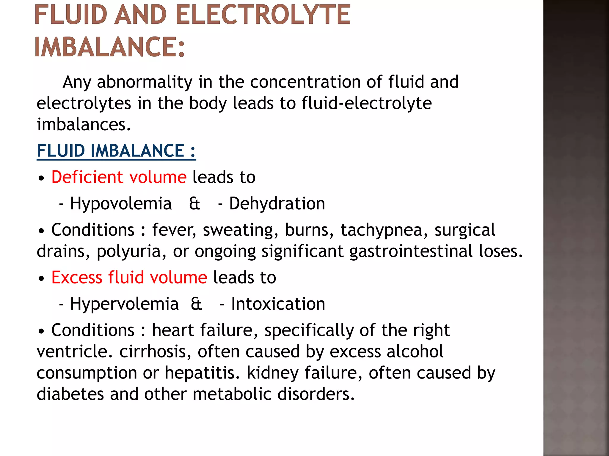 FLUID AND ELECTROLYTE BALANCE | PPTX