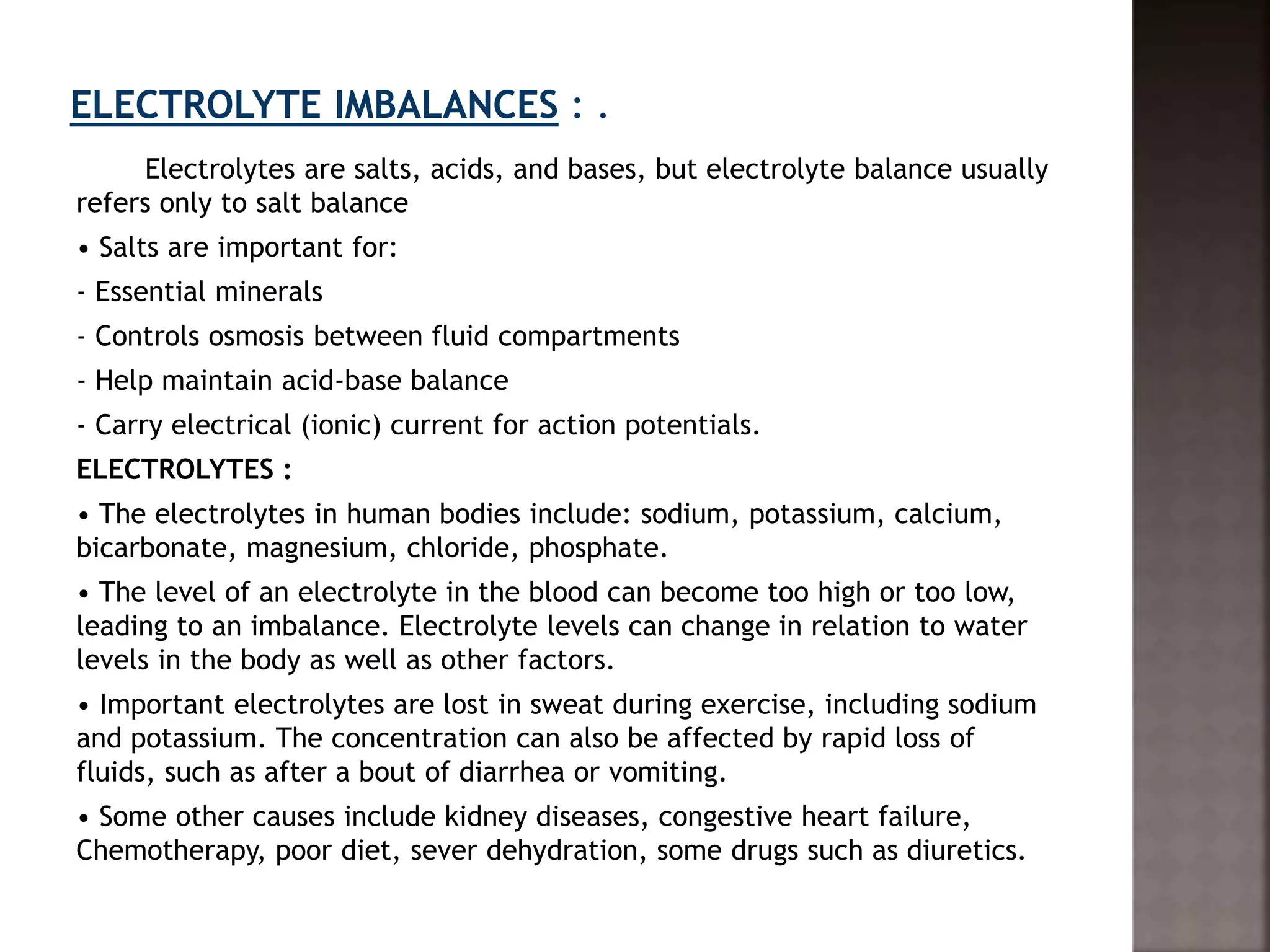 FLUID AND ELECTROLYTE BALANCE | PPTX
