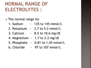 FLUID AND ELECTROLYTE BALANCE | PPTX