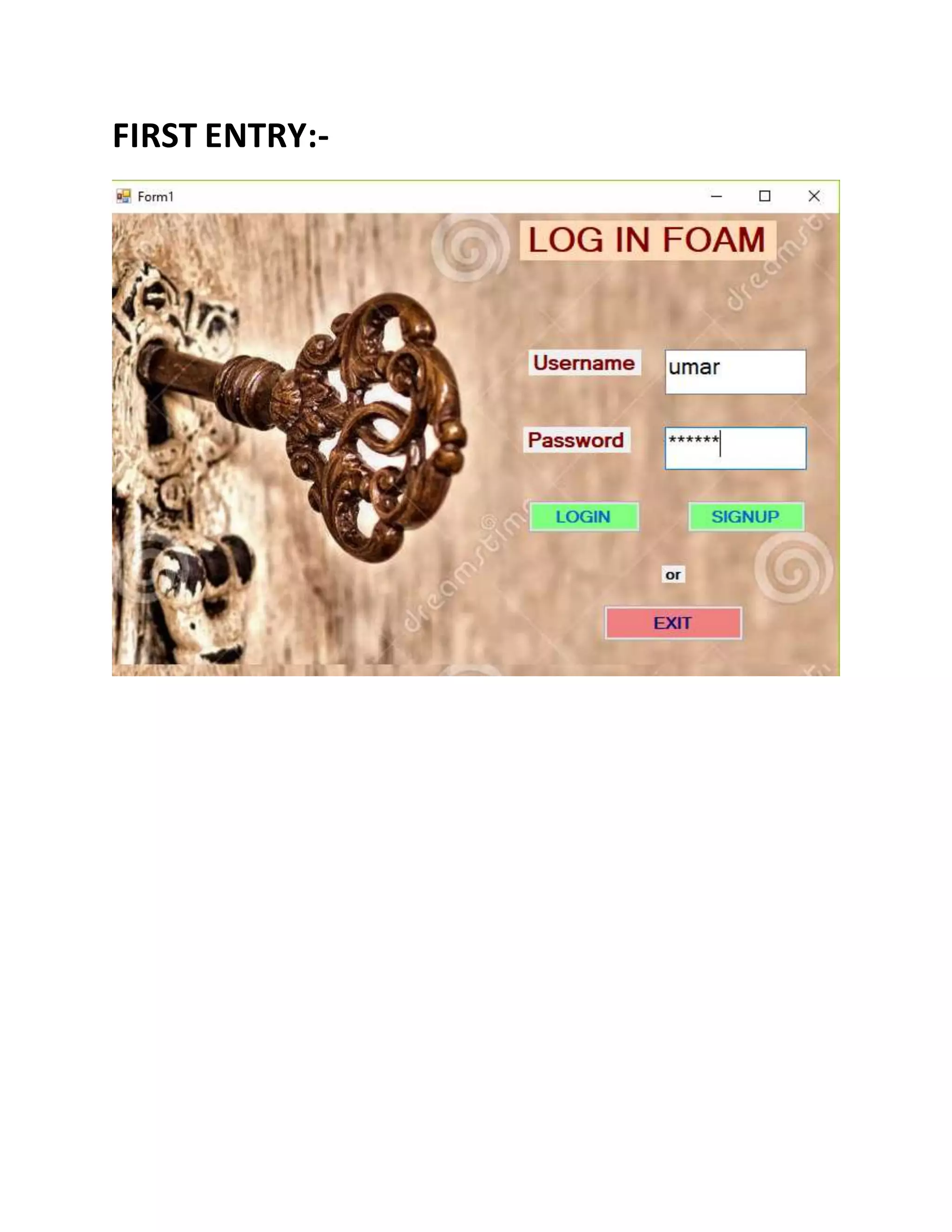 VISUAL PROGRAMING LOGIN_SIGNUP_FOAM | DOCX
