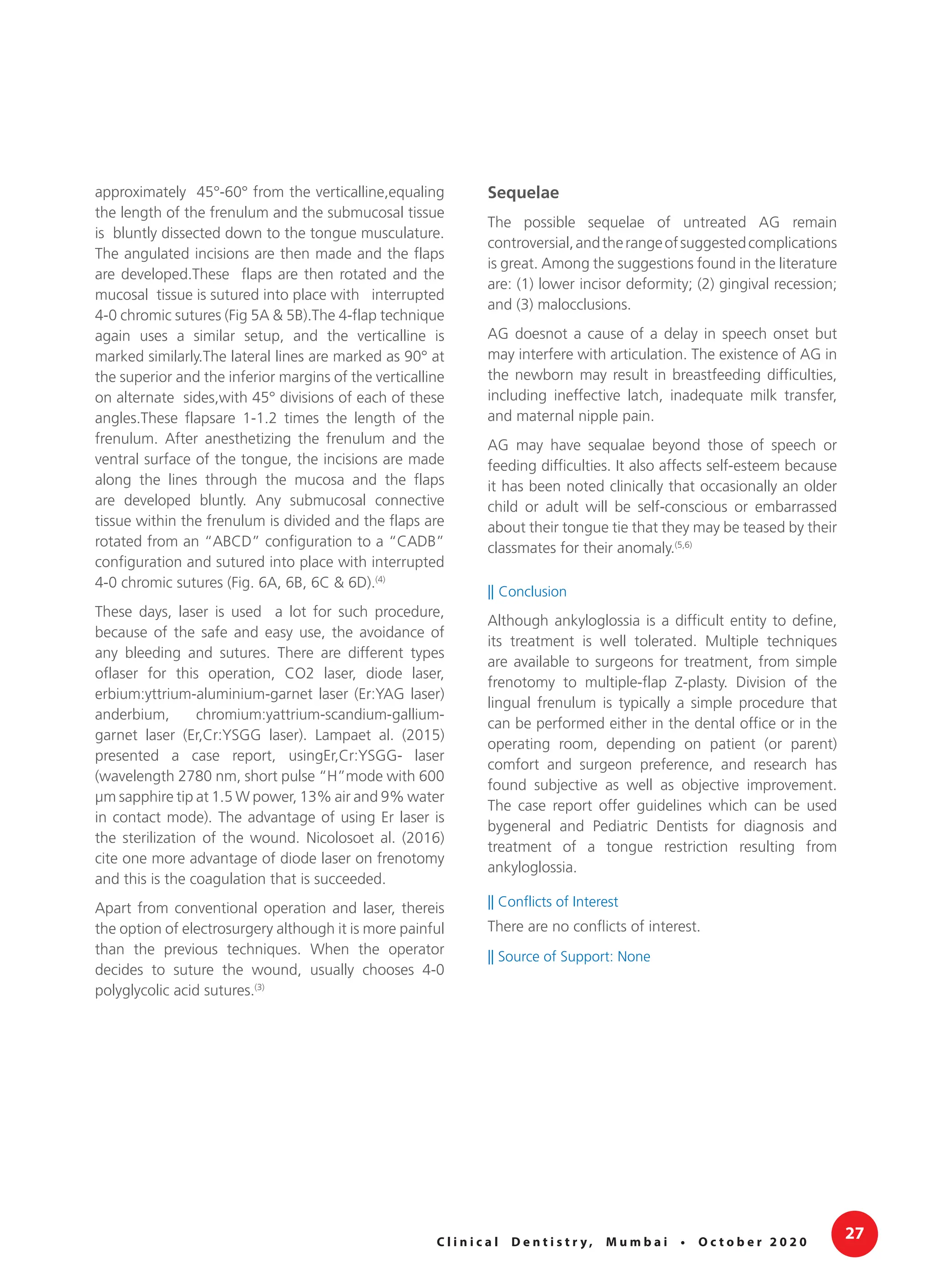 Ayesha_Lingual Frenectomy in pediatrc dental patient | PDF