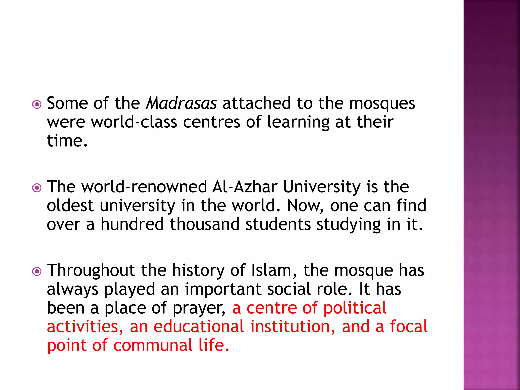 Madrassa : Origin Aims and Objective | PPTX