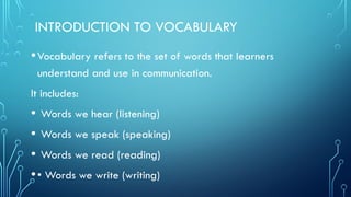 Teaching Vocabulary to ESL trainers.pptx