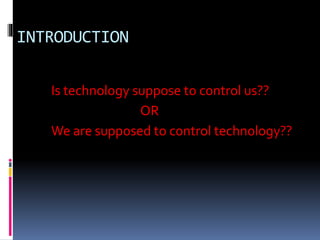 technology is largely misused to destroy the world | PPT