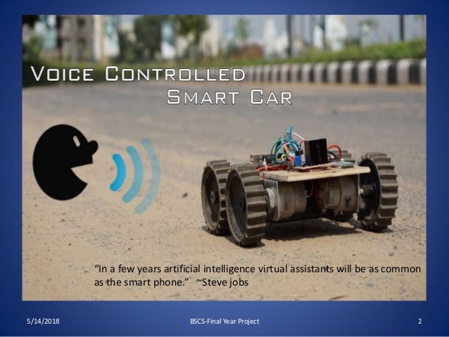 Voice Controlled Robotic Vehicle