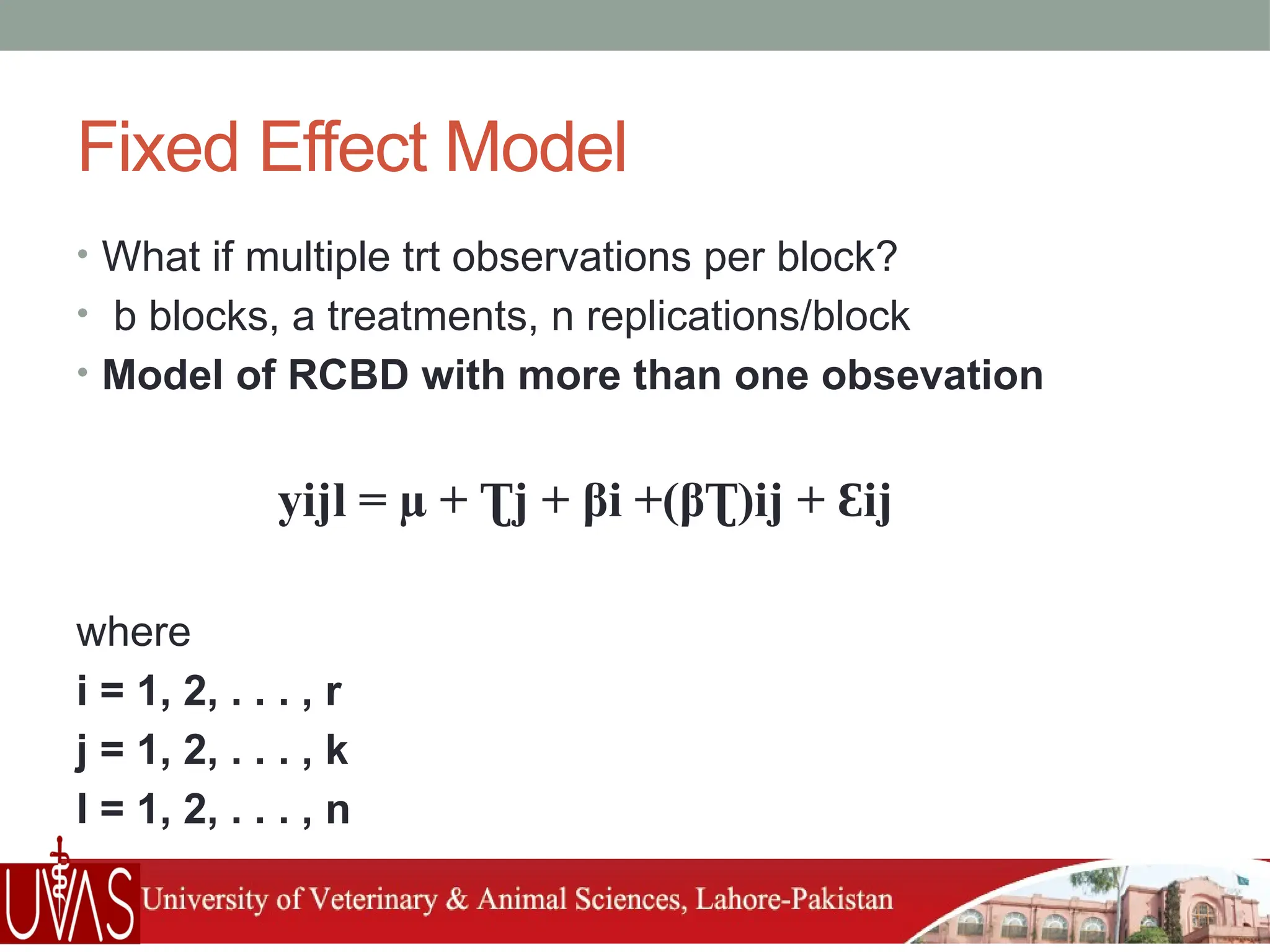 random complete block design stats presentation | PPTX