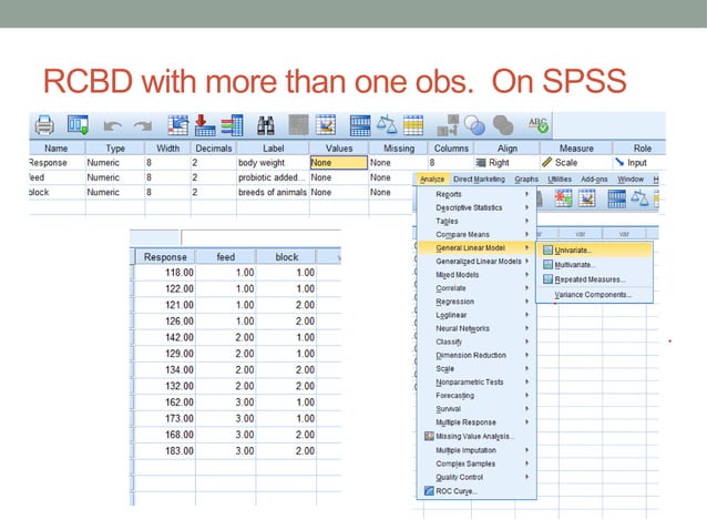 random complete block design stats presentation | PPTX