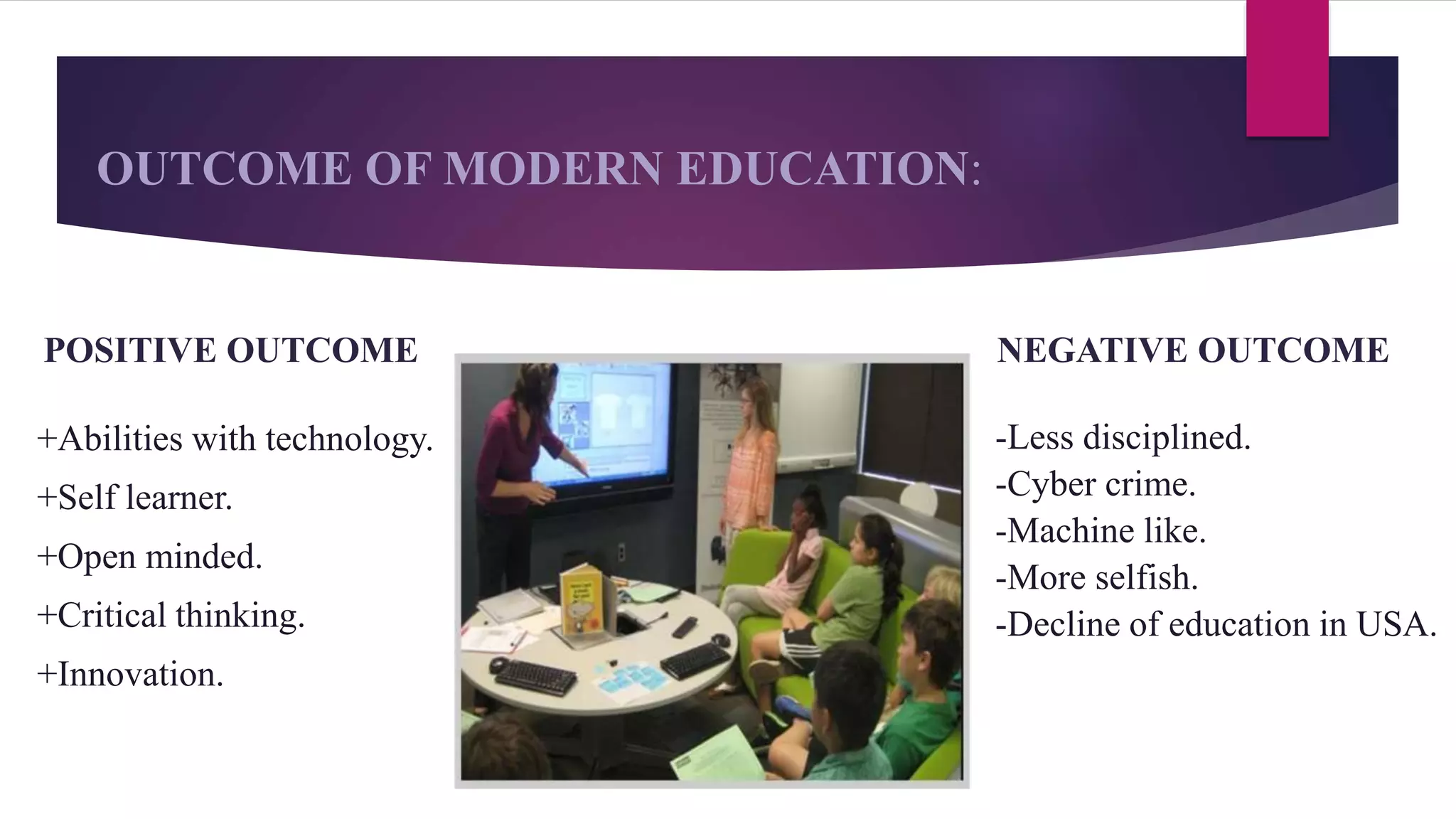 TRADITIONAL AND MODERN EDUCATION | PPTX