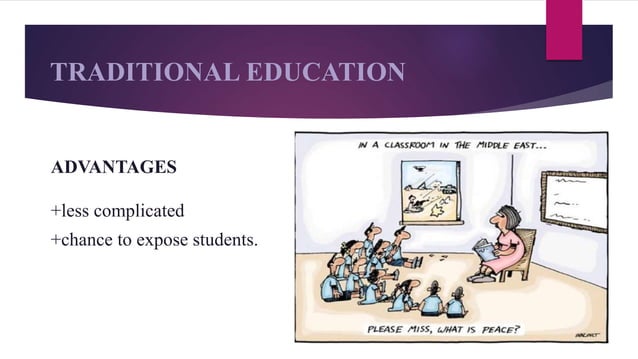 TRADITIONAL AND MODERN EDUCATION | PPTX