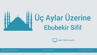 üç Aylar üzerine | PPT