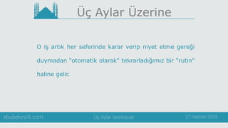 üç Aylar üzerine | PPT