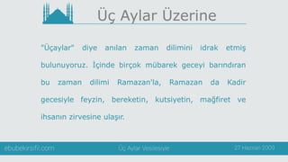 üç Aylar üzerine | PPT