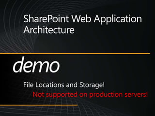 SharePoint 2010 Web Application Architecture_ Ayman El-Hattab,MVP | PPT