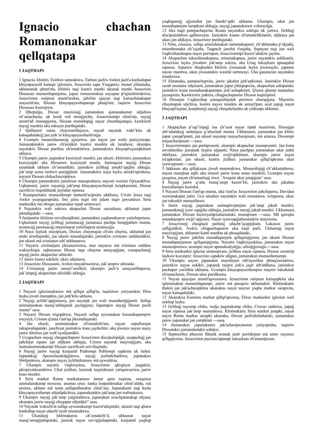 Aymara - The Epistle of Ignatius to the Romans.pdf