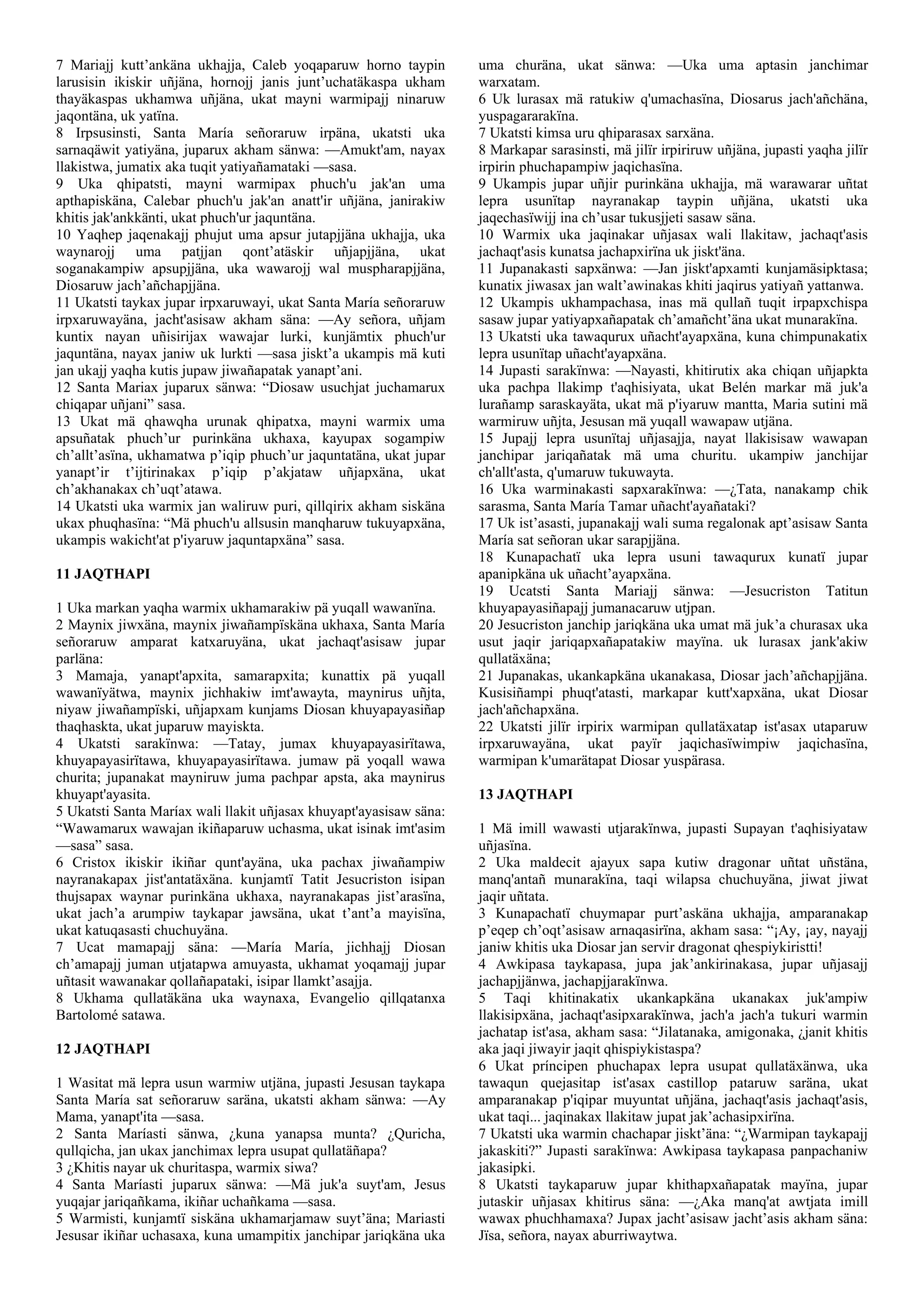 Aymara - The First Gospel of the Infancy of Jesus Christ.pdf