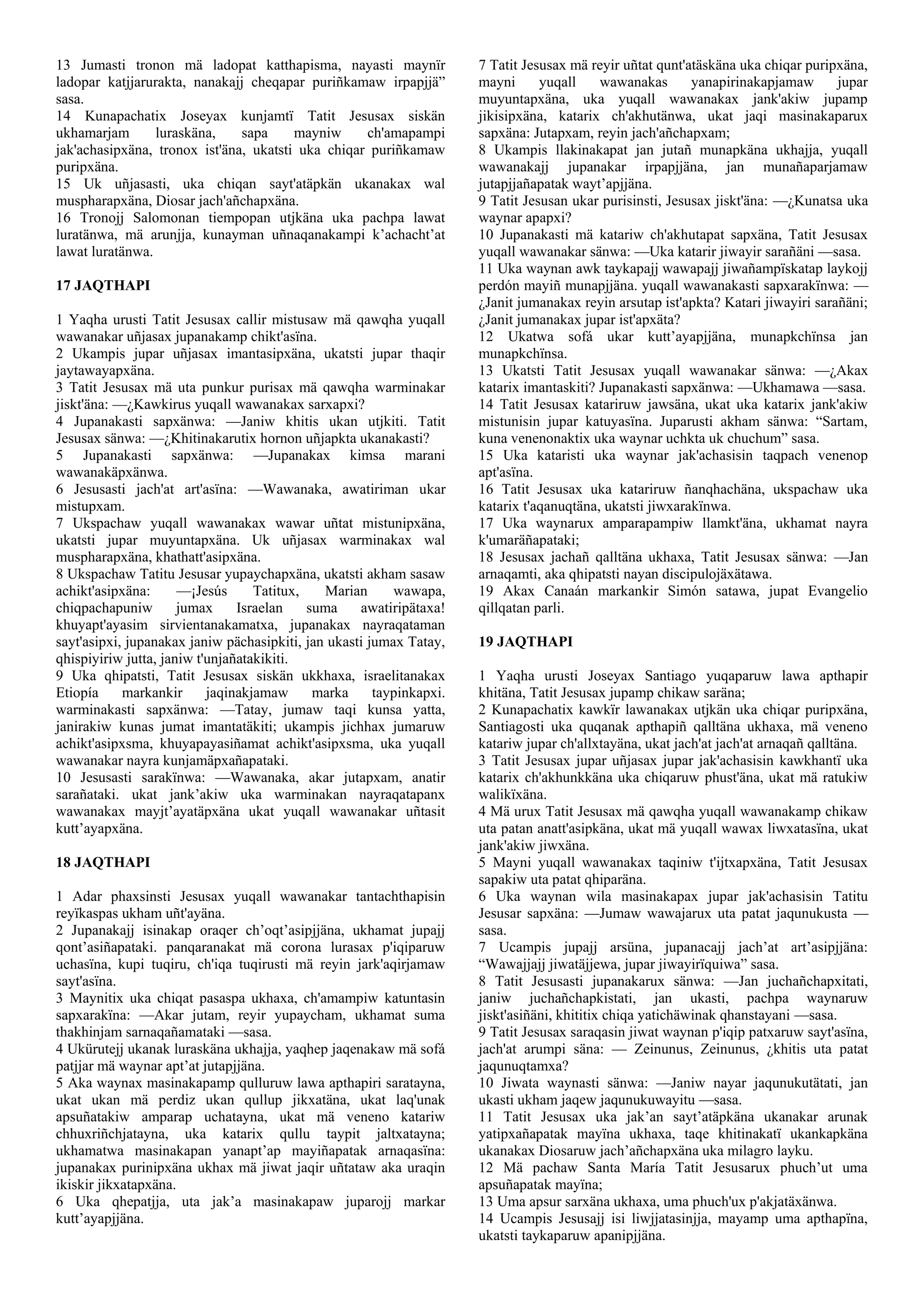 Aymara - The First Gospel of the Infancy of Jesus Christ.pdf