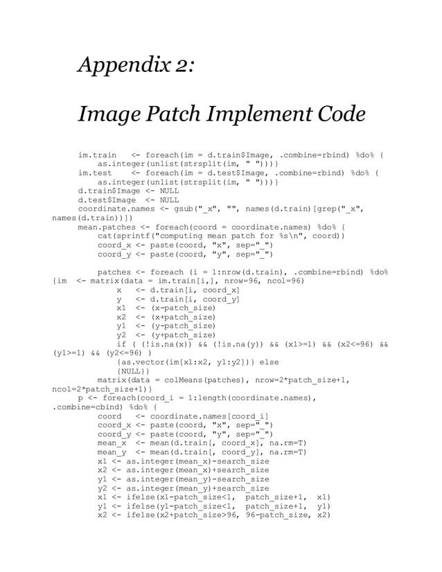 Facial Keypoint Detection Using R Docx