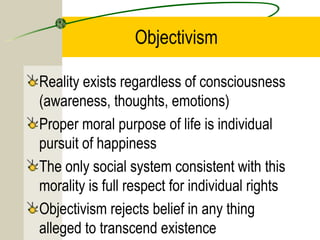 Ayn rand (1905 – 1982) | PPT