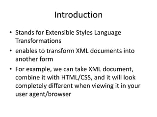 XSLT | PPT