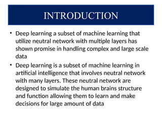 It is all about deep learning techniques | PPT