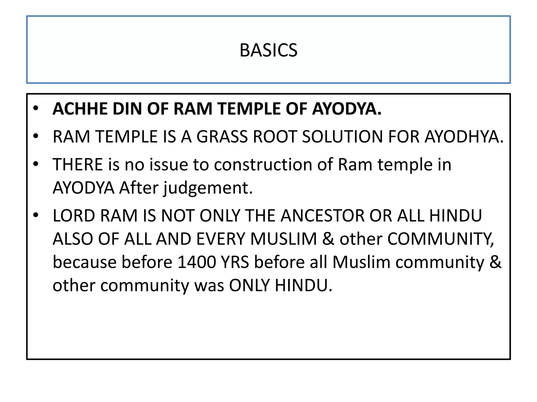 Ayodhya issue ram temple | PDF | Hinduism | Religion & Spirituality