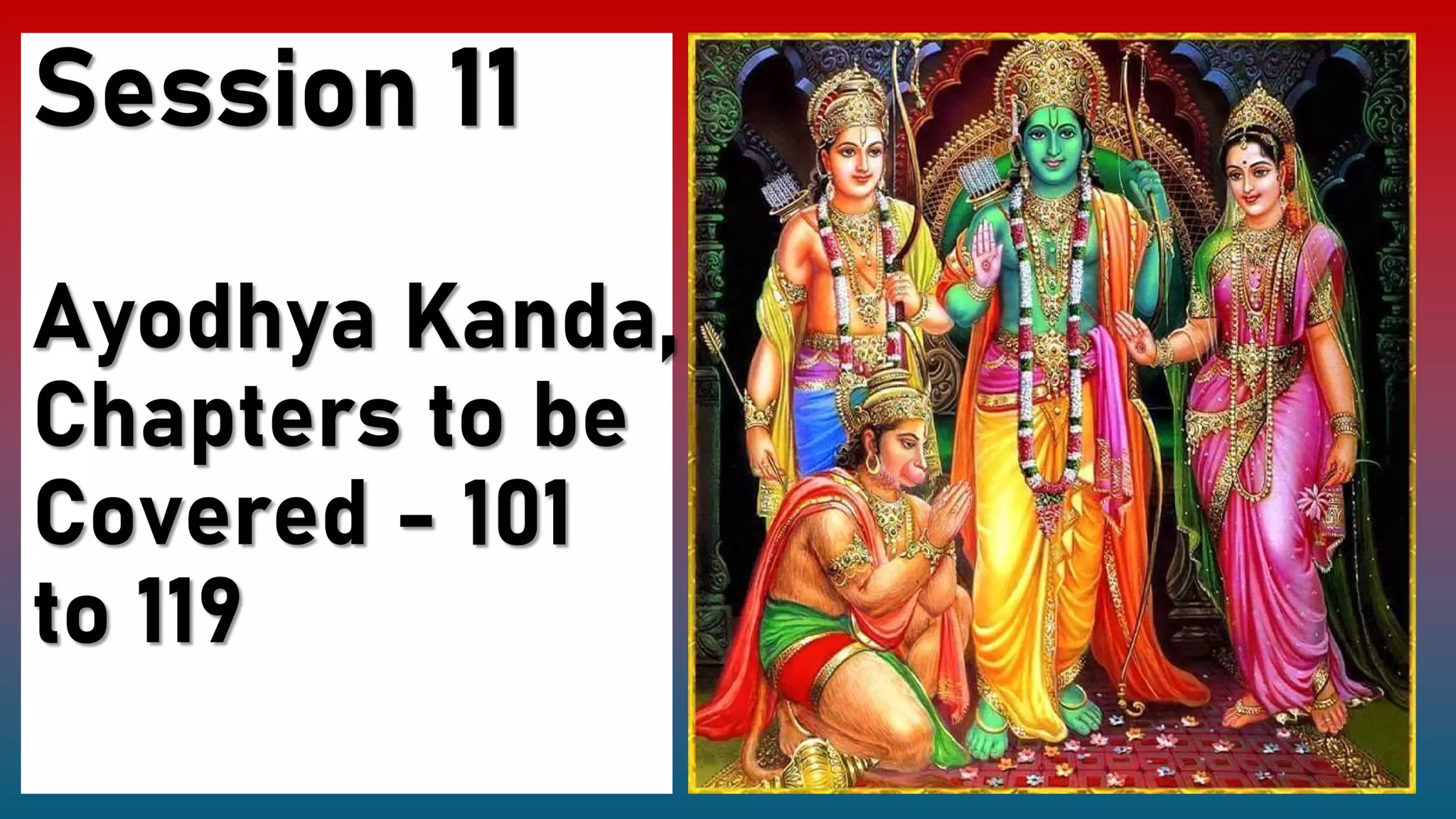Valmiki Ramayana Online Class - Ayodhya Kanda Session 11 | PDF